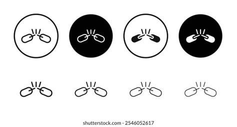 Weakness Icon Flat Art Illustration Outline Stock Vector Royalty Free