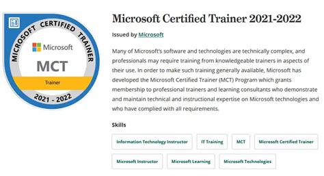 Mct Microsoft Certified Trainer 2021 2022 Charbel Nemnom Mvp Mct