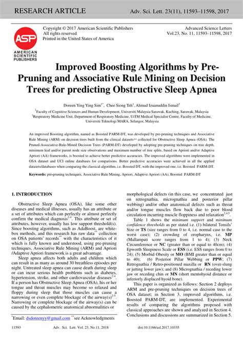 Pdf Improved Boosting Algorithms By Pre Pruning And Associative Rule Mining On Decision Trees