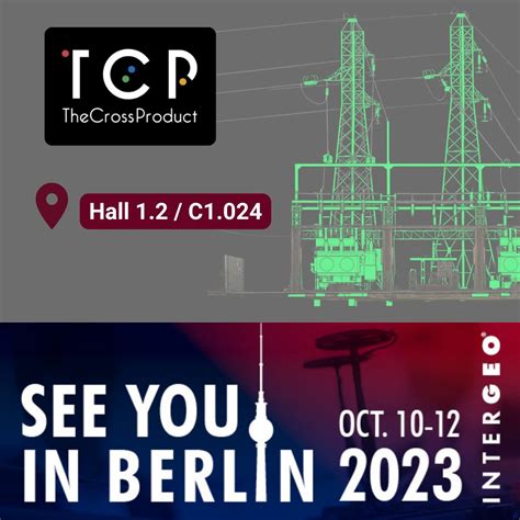 The Cross Product Tcp On Linkedin Intergeo Lidar 3d Intergeo2023