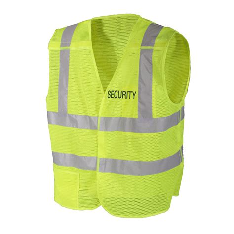 Security Tagged Hi Vis Vests Tactical Gear