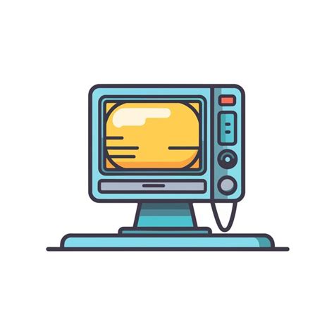 Premium Vector Vector Icon Of A Computer Laptop Flat Design