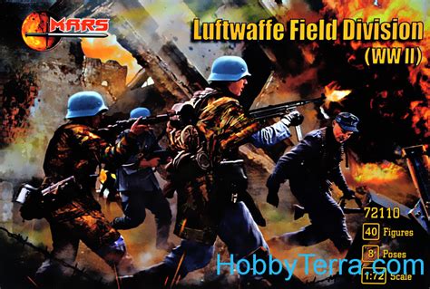 Figure Set In 172 Scale Wwii Luftwaffe Field Division Mars Figures