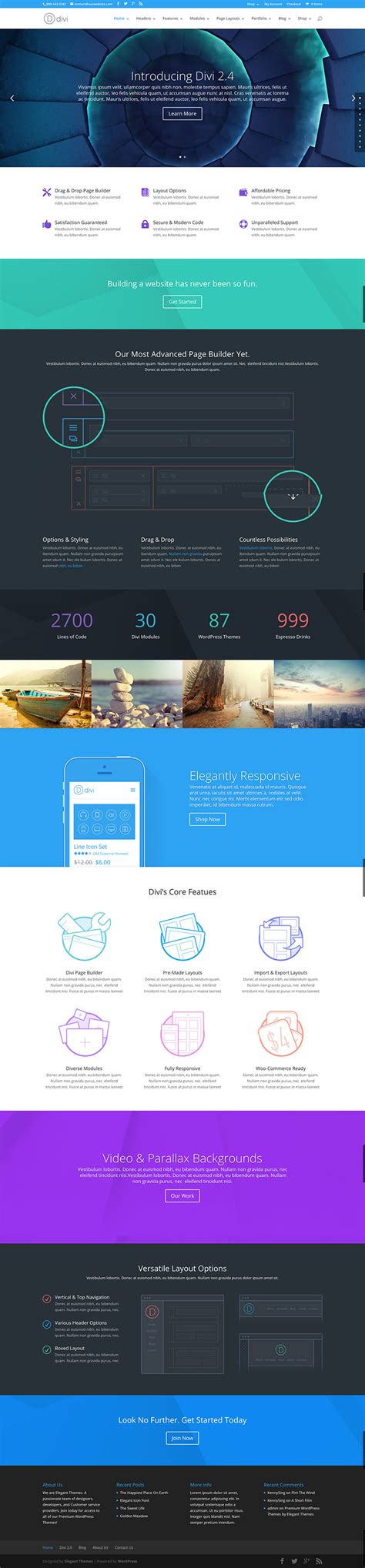 divi theme review best multipurpose theme 2019 colorlib