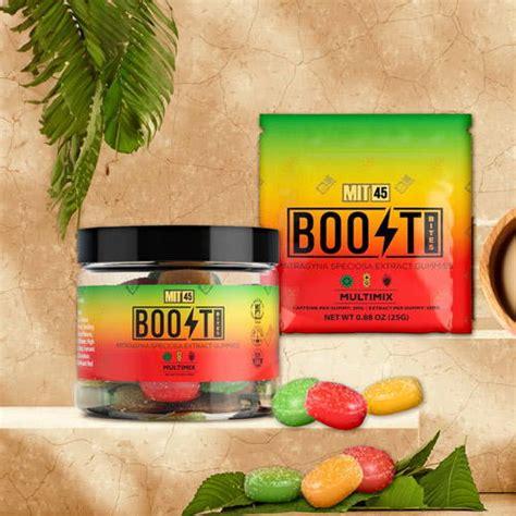 Mit45 Boost Bites Kratom Extract Gummies 5ct Kures Apothecary