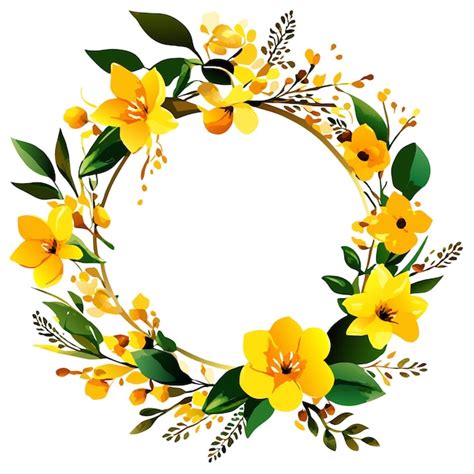Premium Vector Minimalist Daffodil Design On Isolated Background