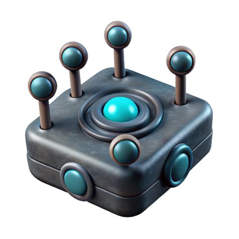 Magnificent Abstract Adaptive Sensor Array Dark Background Cutout