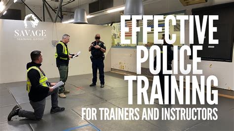 Effective Police Training A Training Course For Law Enforcement