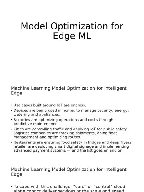 ml system optimization lecture 10 model optimization techniques