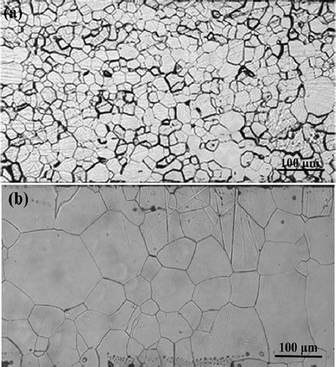Optical Microstructures In Y Section A Sample A And B Sample B