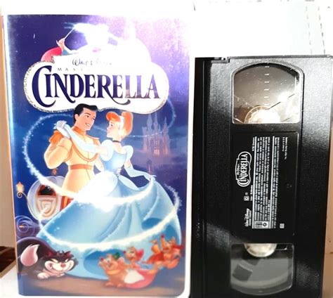 Walt Disneys Masterpiece Cinderella Vhs 1995 Clamshell Vhs 5265a