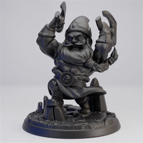 Hot Goblin Buff Gnome On Garden Base