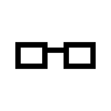 Rectangle Glasses Outline 54749704 Vector Art At Vecteezy