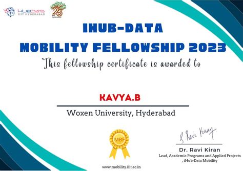 Bandla Kavya On Linkedin I Am Delighted To Share That I Have Successfully Completed My Mobility