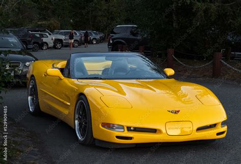 Yellow Chevrolet Corvette C5 The American Muscle Car Chevrolet C5