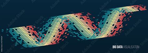 Sorting Data Vector Technology Background Big Data Visualization