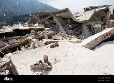 January 2010 Earthquake Damage Montana Estate Port Au Prince Haiti