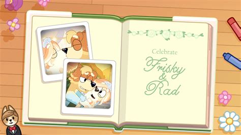 Look Inside Frisky And Uncle Rads Wedding Guest Book Bluey Official