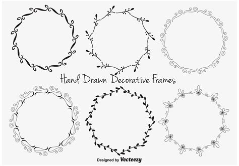 Decorative Frame Set 85801 Vector Art At Vecteezy