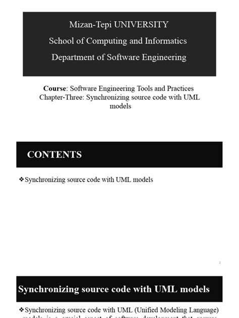 Chapter 3 Synchronizing Source Code With Uml Models Pdf