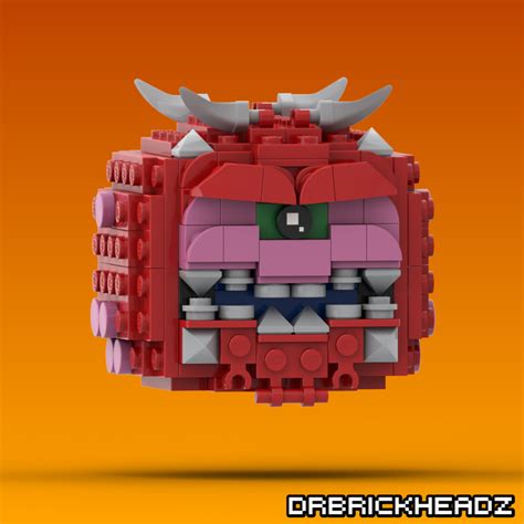 Lego Moc Cacodemon Doom 1993 Brickheadz By Drbrickheadz Rebrickable Build With Lego