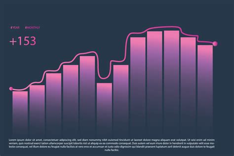 Template Dashboard With Mockup Infographic Data Graphs Charts