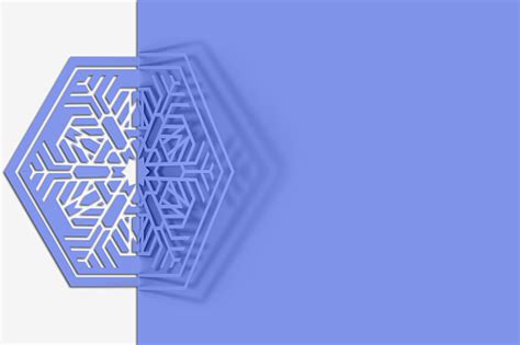 조각 된 종이 눈송이는 반으로 접혀 구부러진 아름다운 그림자 O 3d 그림자를 캐스팅 가리기에 대한 스톡 사진 및 기타 이미지 가리기 개념 겨울 Istock