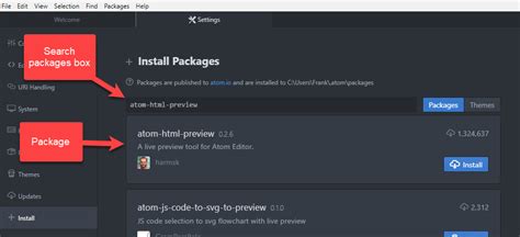 Atom Packages Atom Quick Set Up HTML Markdown And RST Documentation