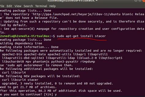 Install Stacer On Ubuntu Via Command Terminal Ubuntu Activity Monitor And Cleaner