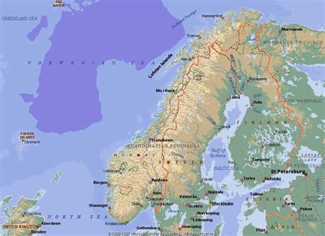 Tromso Map Norway