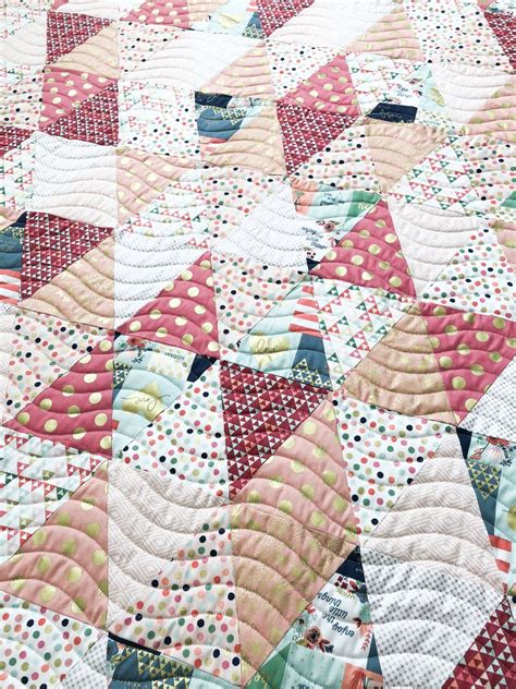 Skye S Triangle Quilt — Quilting It Llc Quilts Straight Line