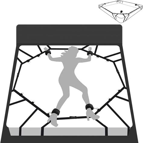 SM Adult Sex Bandage Upgrade Reinforced Bed Bondage Gear Binding Four Corner Bed Binding Sex