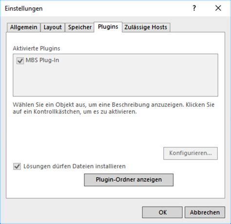 Mbs Claris Filemaker Blog Disabled Plugins In Filemaker