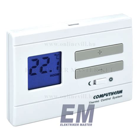 Computherm Q3 Digitális Szobatermosztát Vezetékes Termosztát