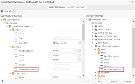 Workflow Instances Grid Control