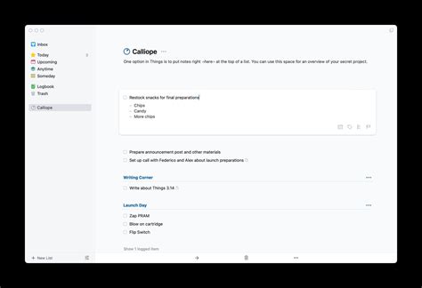 Things Adds Extensive Markdown Support And Search For Extended Notes Attached To Tasks Macstories