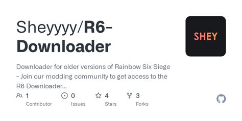 GitHub Sheyyyy R Downloader Downloader For Older Versions Of Rainbow Six Siege Join Our