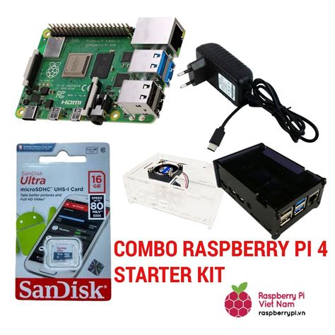 combo raspberry pi 4 starter kit raspberry pi việt nam