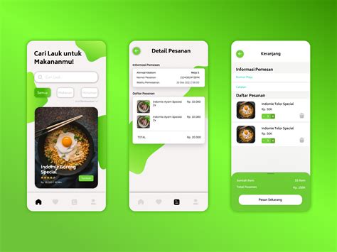 Aplikasi Pemesanan Menu Makanan Online E Menu By Rafiqul Huda On Dribbble