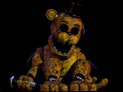 Withered Golden Freddy By Flaxen420 On Deviantart