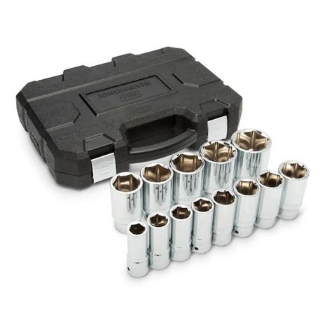Gearwrench 34 In Drive 6 Point Metric Deep Socket Set 13 Piece