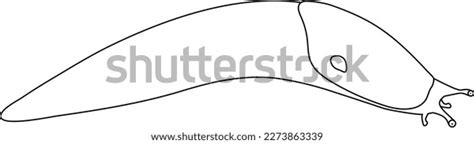 Coloring Page Slug Line Drawing Stock Vector Royalty Free 2273863339 Shutterstock