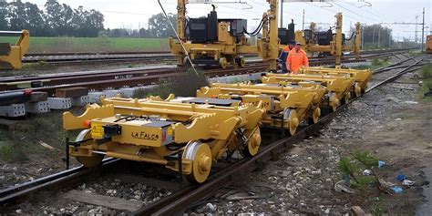 Motorized Trolley Railway Track Trolleys For Easy Transport