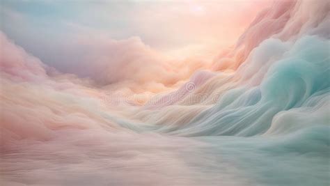 An Ethereal And Dreamy Minimal Abstract Background Stock Illustration