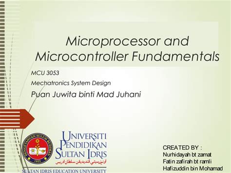 Lecture5 Microprocessor Microprocessorppt