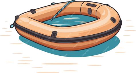 A Life Saving Device With A Life Preserver On It Premium Ai Generated Vector