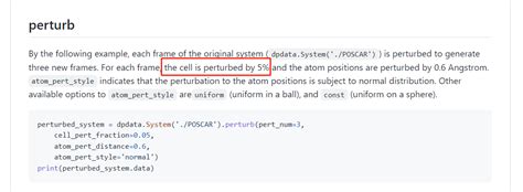 Question On The Perturb Function · Deepmodeling Dpdata · Discussion