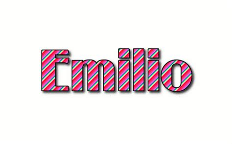 Emilio Logotipo | Ferramenta de Design de Nome Grátis a partir de Texto ...