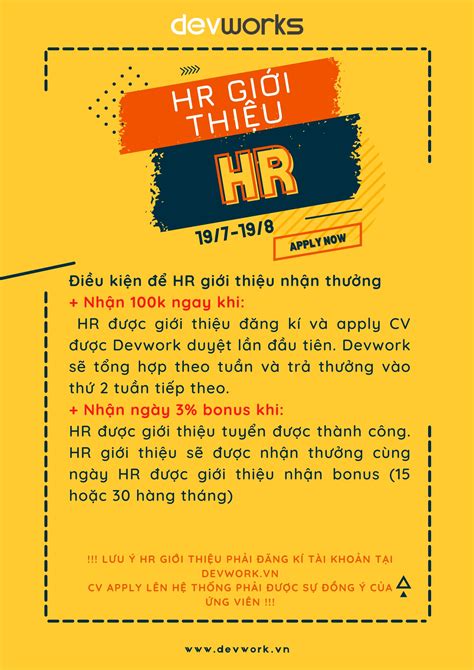 HR GIỚI THIỆU HR Devwork vn