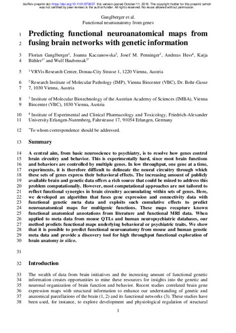 pdf predicting functional neuroanatomical maps from fusing brain